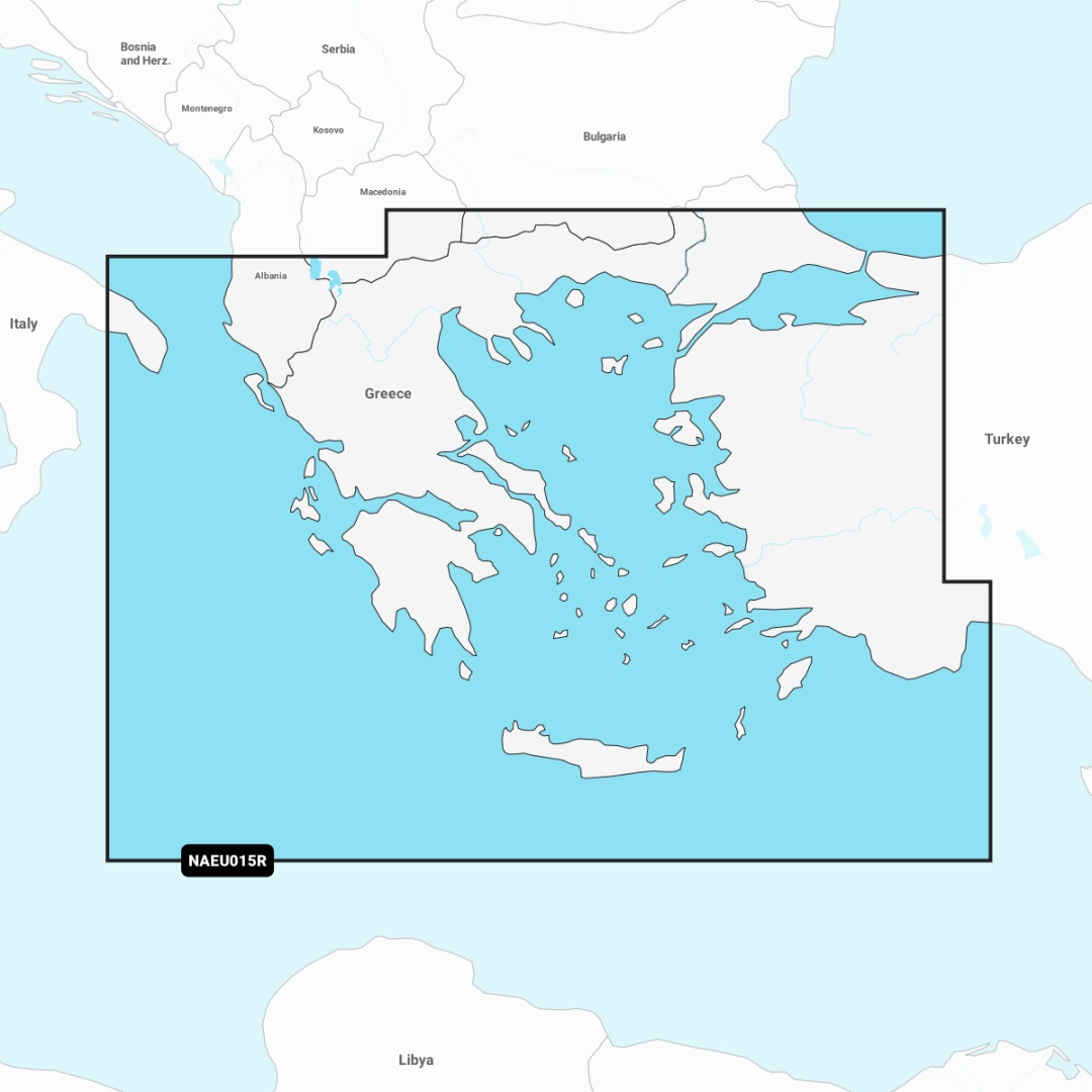 Mapa Navionics+ Regular NAEU015R (Morze Egejskie, Morze Marmara) na ...